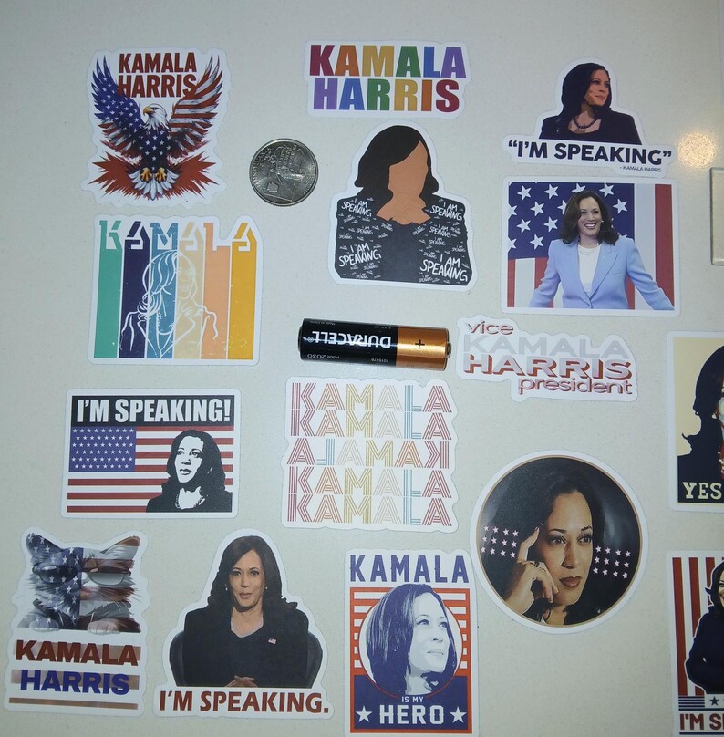 Kamala Harris Stickers | Random Sticker Pack - Etsy