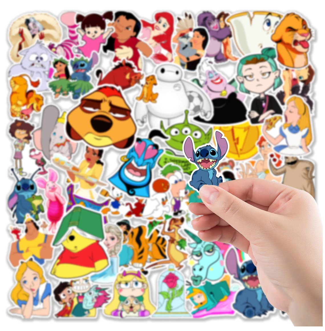 Disney Character Mix Stickers Random Sticker Pack - Etsy