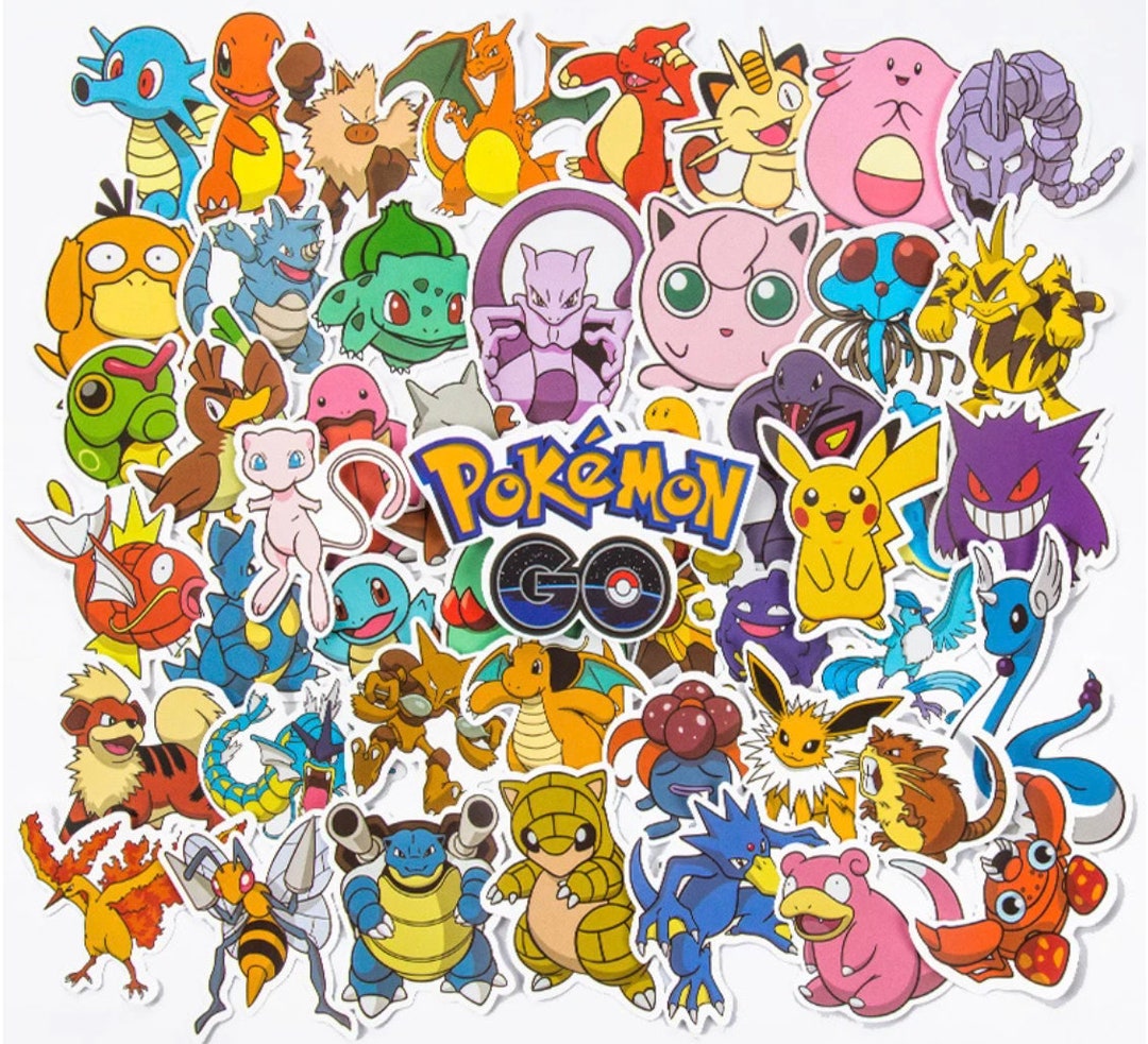 Pokemon Stickers | Random Sticker Pack - Etsy