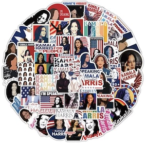 Kamala Harris Stickers | Random Sticker Pack - Etsy