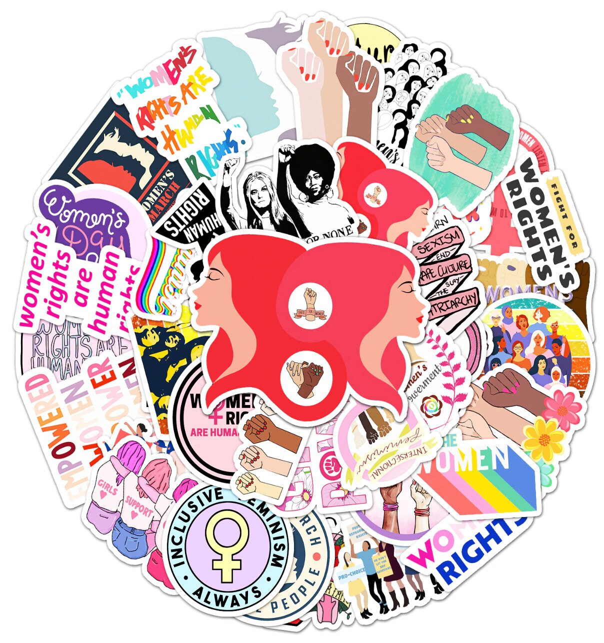 Women's Rights Stickers Random Sticker Pack - Etsy