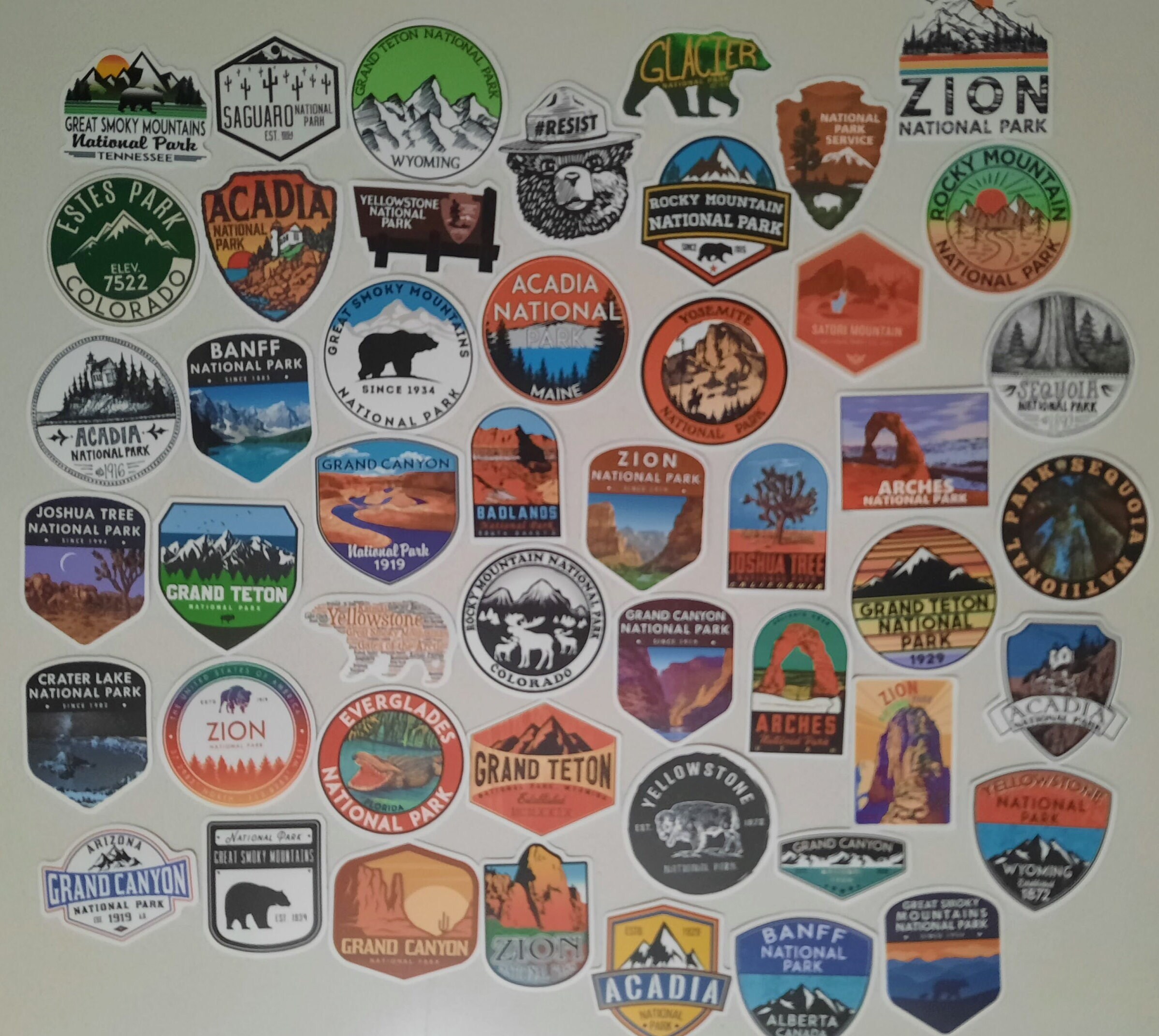National Parks Stickers | Random Sticker Pack - Etsy