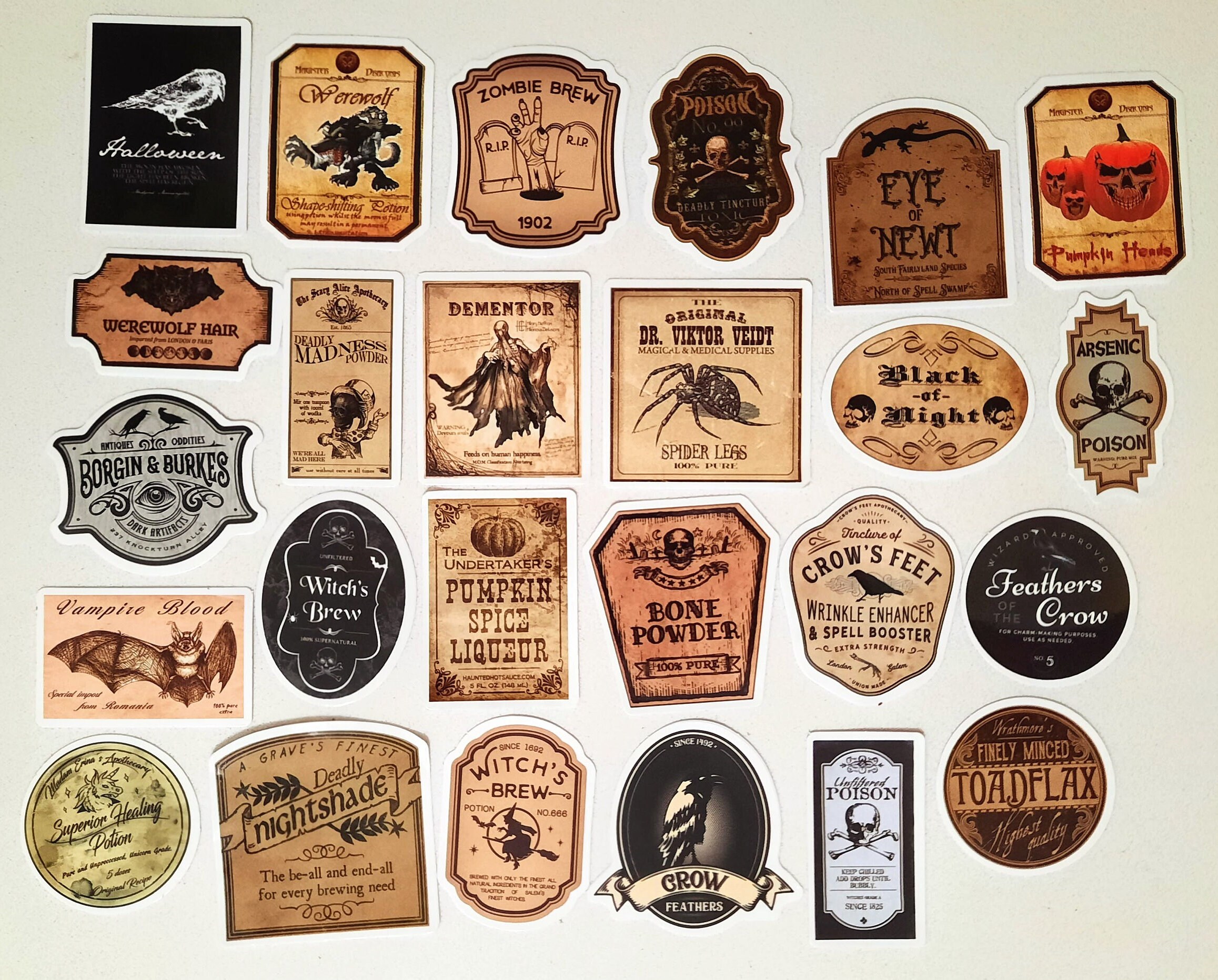 Vintage Halloween | Random Sticker Pack - Etsy