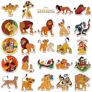 Lion King Stickers Random Sticker Pack - Etsy