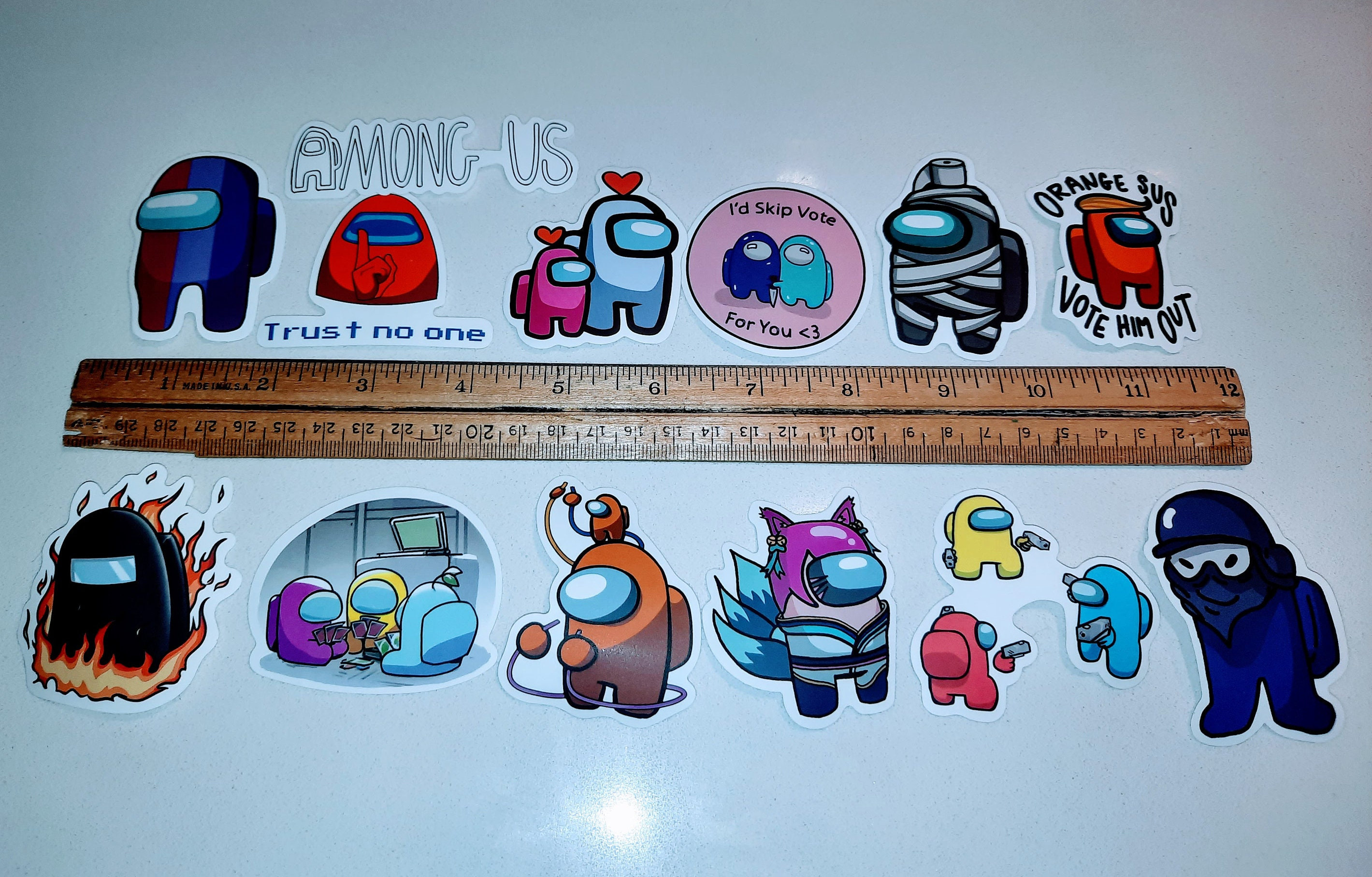 Among Us Stickers | Random Sticker Pack - Etsy
