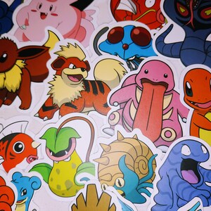 Pokemon Stickers | Random Sticker Pack - Etsy
