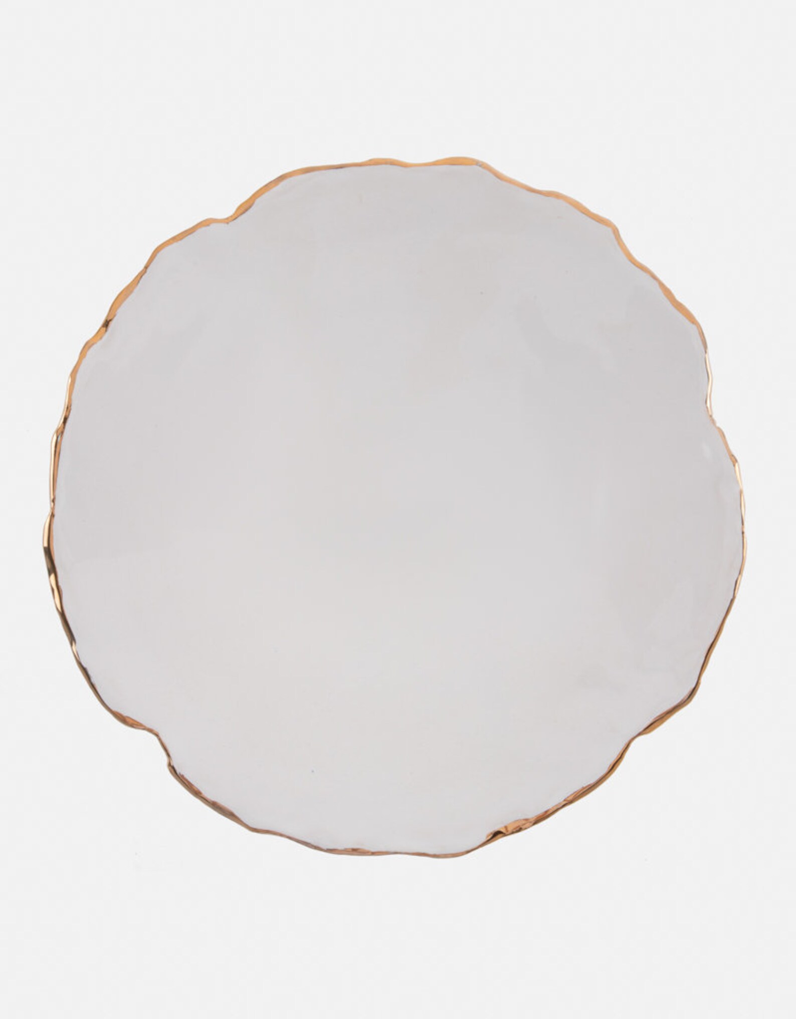 Gold Edge Decorative Handmade Ceramic Serving Plate, Size : 17” - Etsy