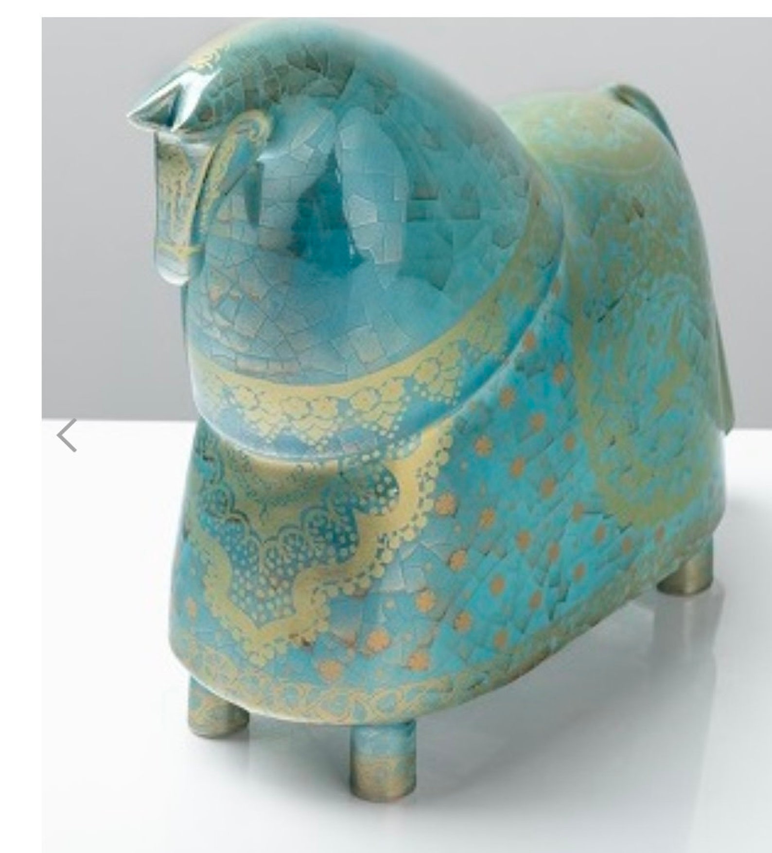 Modern Ceramic Knight Horse Figurine Handmade Horse - Etsy