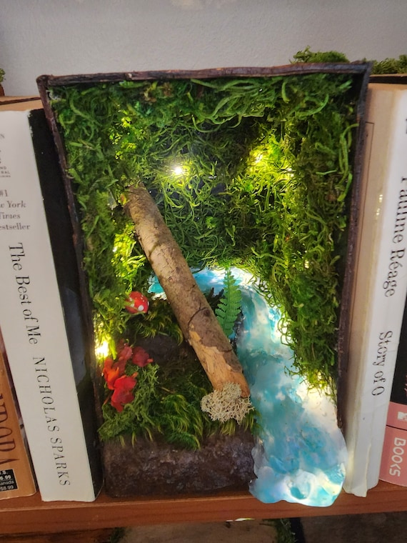 Waterfall Book Nook - Etsy