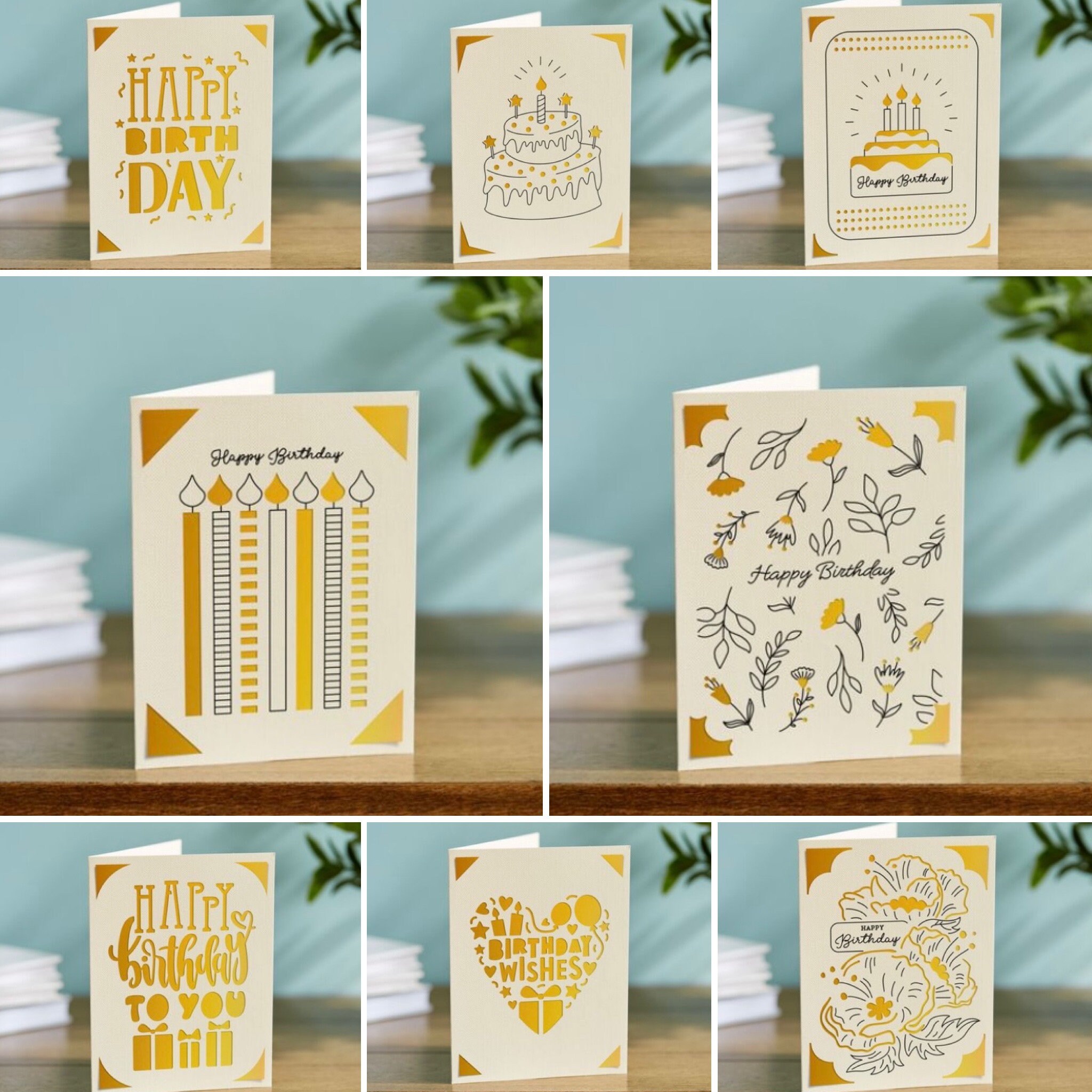 Customisable Cut Out Birthday Card - Etsy