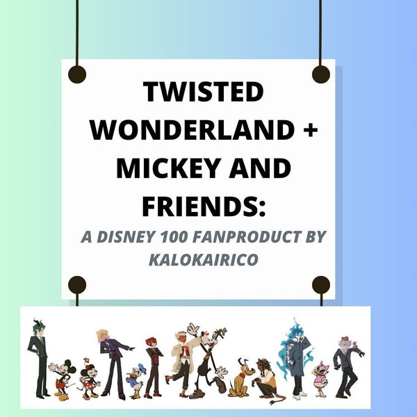 Twisted Wonderland Vinyl Sticker - Etsy