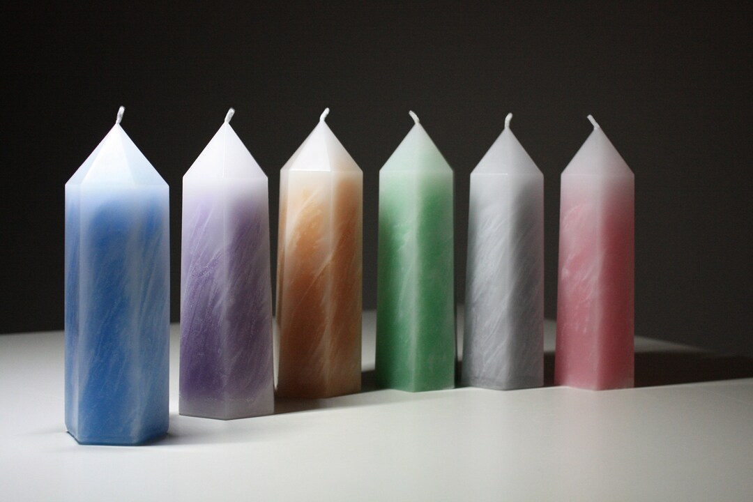 Crystal Candle Towers - Etsy
