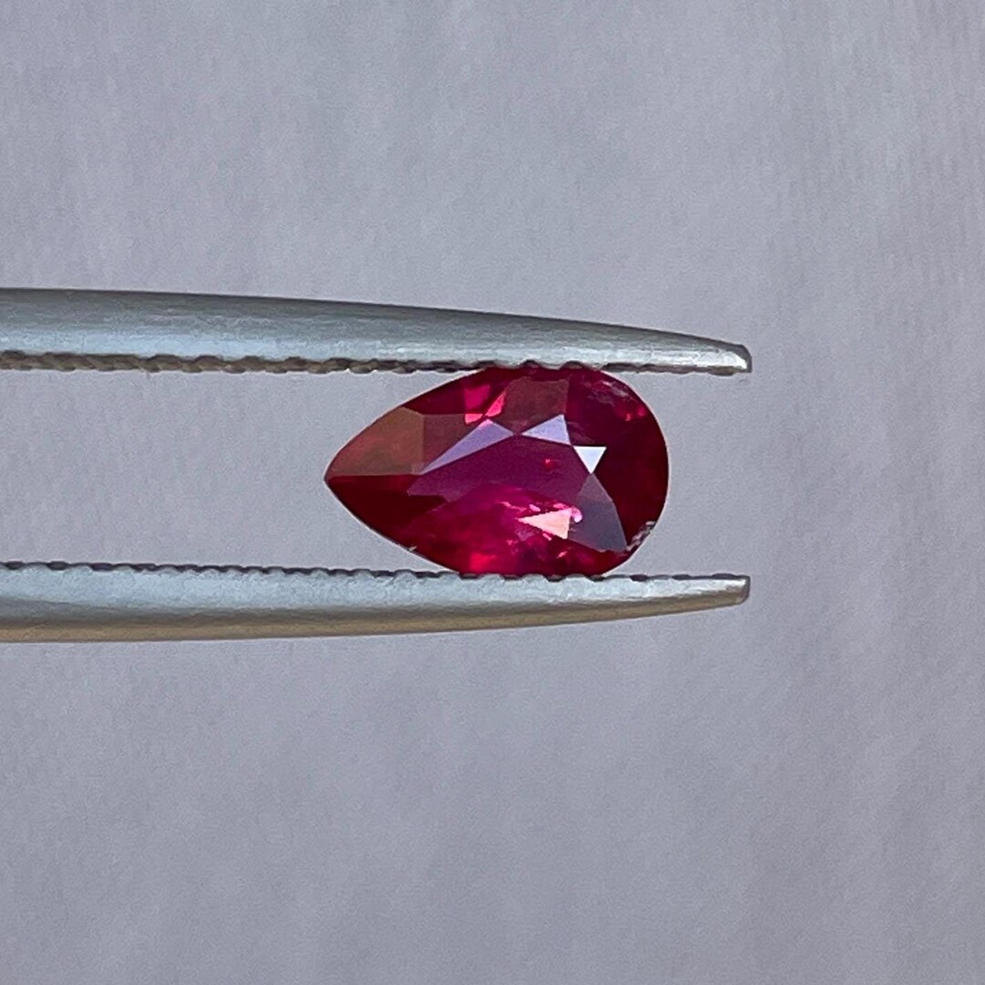 Natural Ruby Stone Red for Engagement Ring and Oval Custom Ring No Heat ...