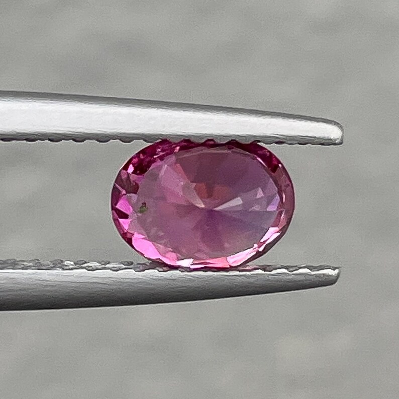 Natural Pink Sapphire 1.00 Ct Oval Cut Loose Gemstone | Heat Treated ...