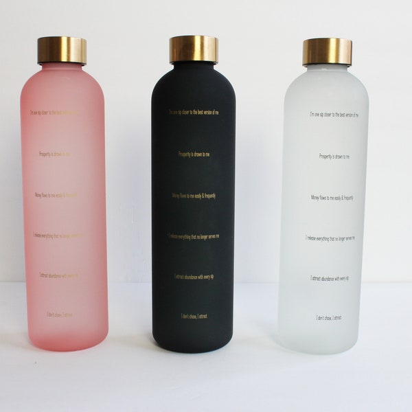 Aesthetic Water Bottle - Etsy