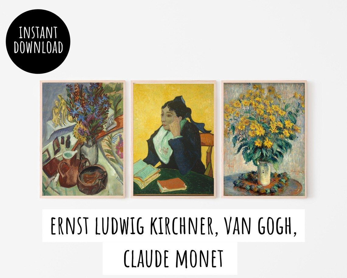 Eclectic Gallery Wall Set Eclectic Prints Set Eclectic Art | Etsy