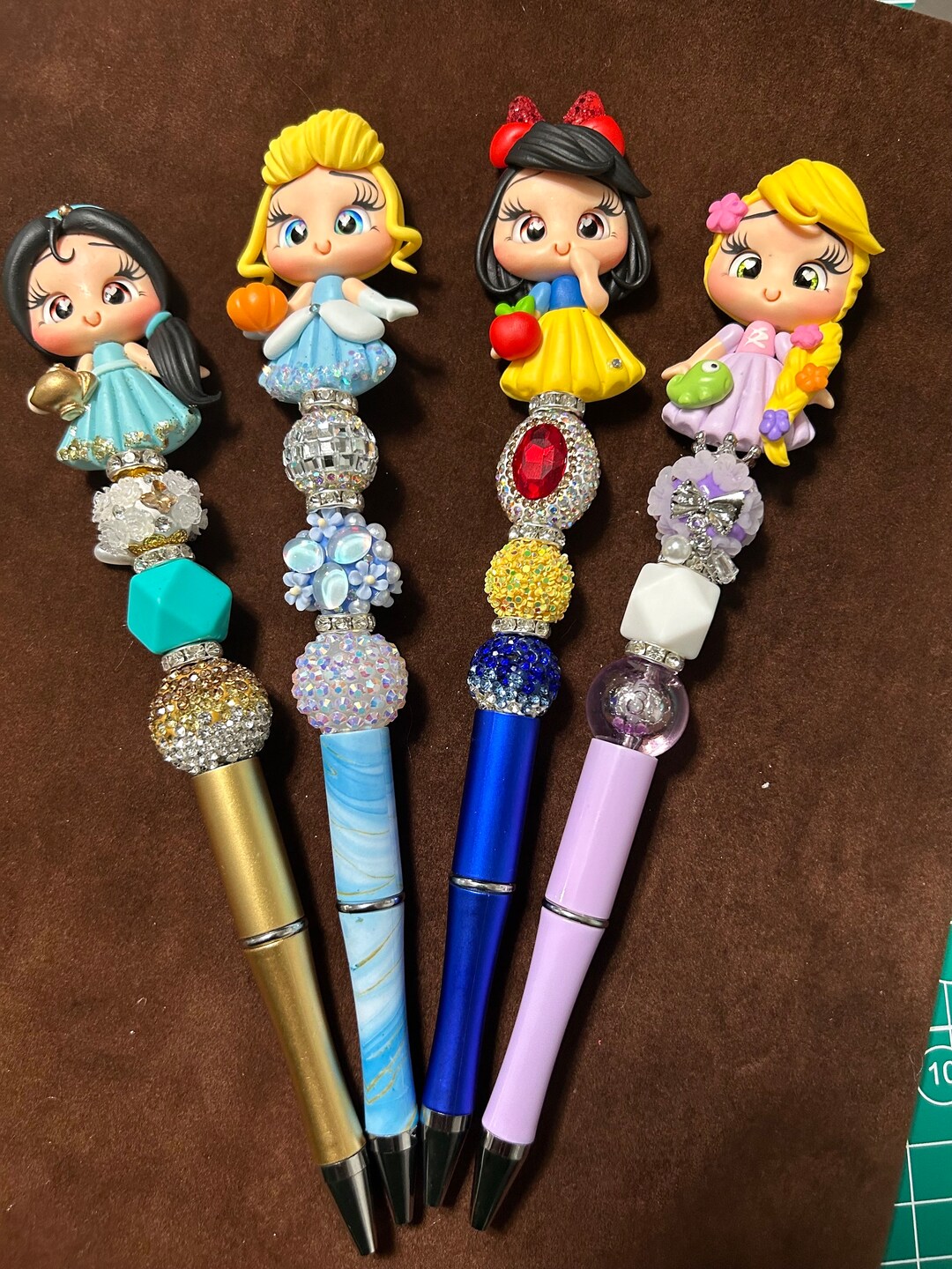 Cute Princess Beaded Pens - Etsy