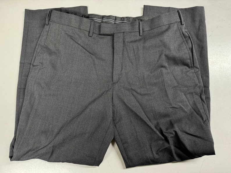 Set of 2 - American Airlines Mens Uniform Pants Size 38/30 Gray Pants ...
