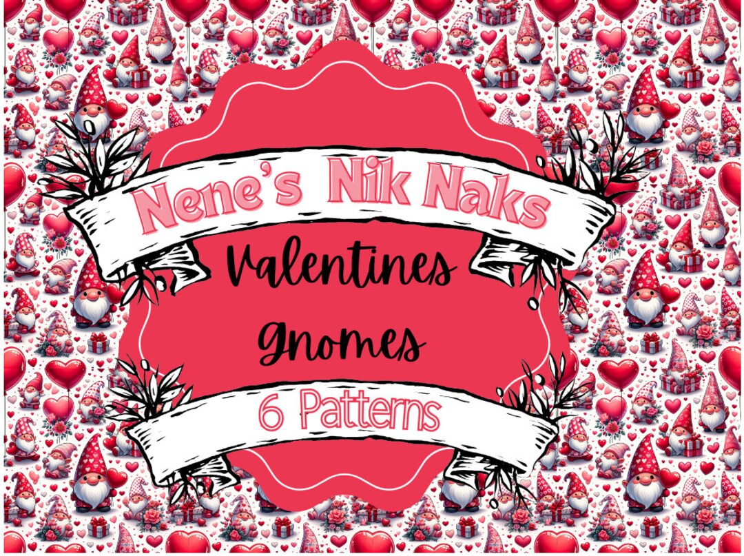 Nene's Nik Naks: Valentine's Gnomes - Charming Digital Art Collection ...
