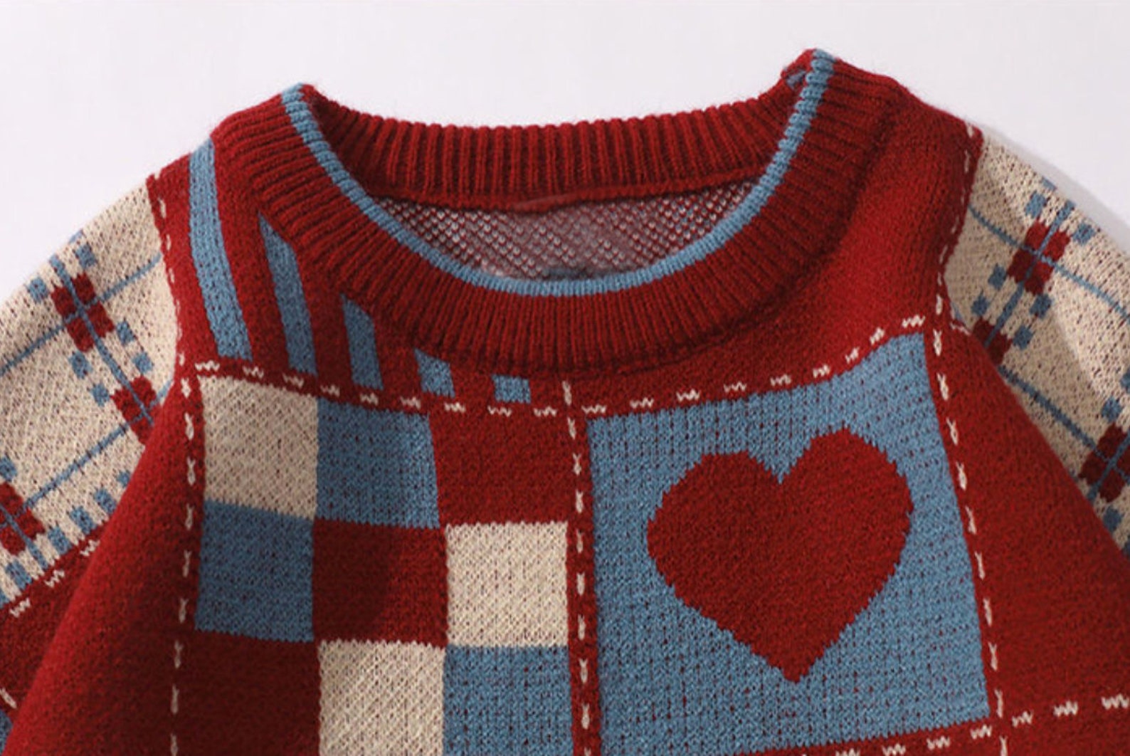 Vintage Heart Sweater Multiple Colors HIGH QUALITY Size - Etsy
