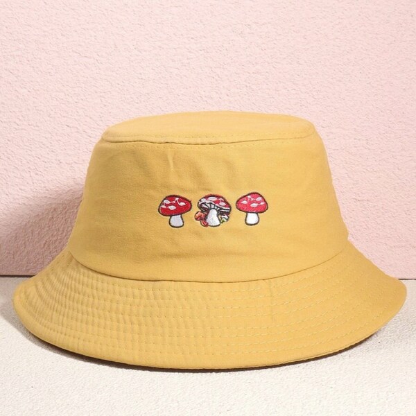 Mushroom Bucket Hat - Etsy