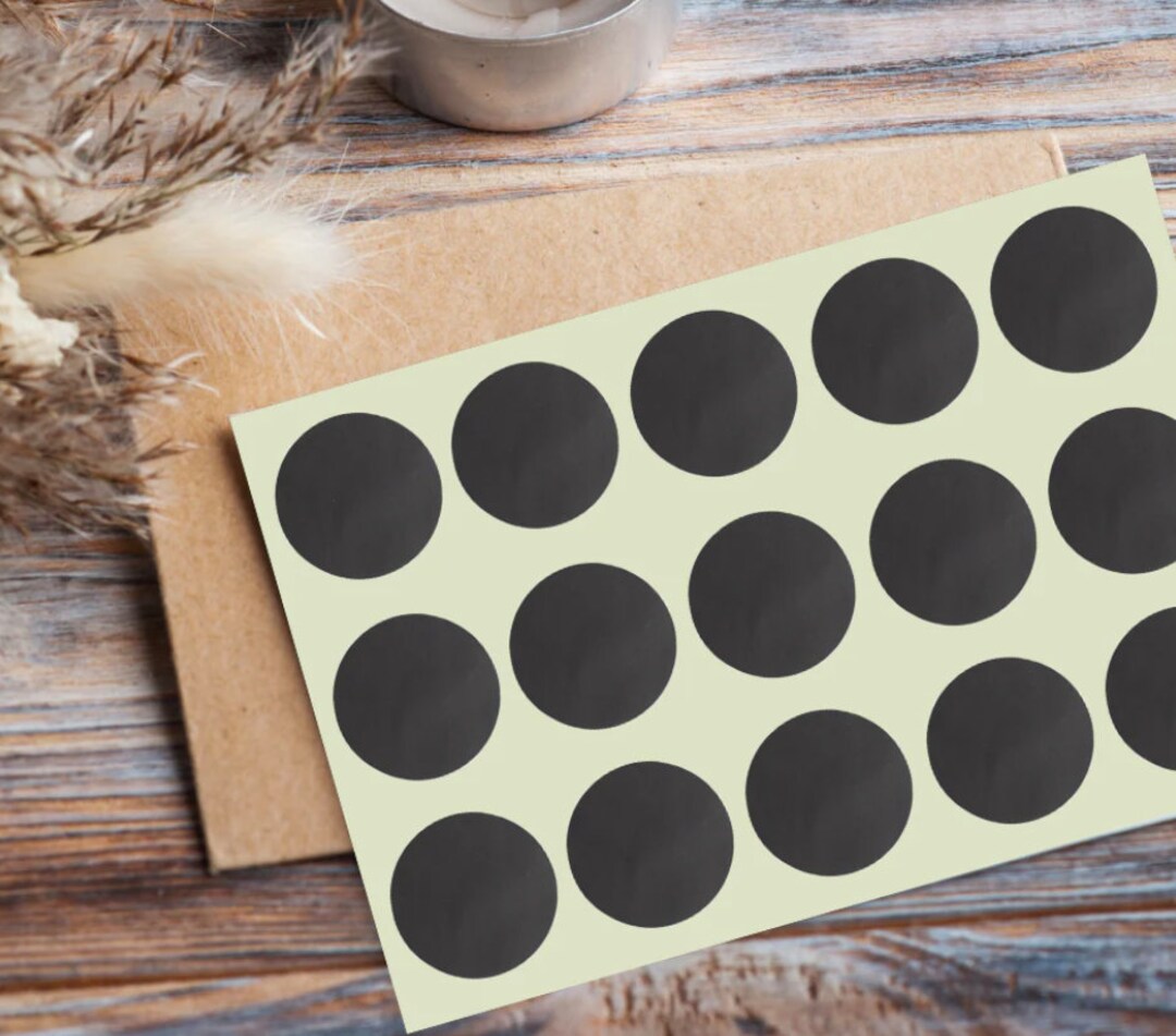 Match Striker Stickers: 1.5 Inch Peel & Stick Circles - Set of 10 - Etsy
