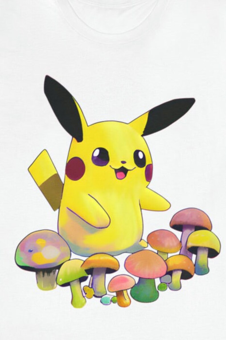 Psychedelic Pokemon Trippy Rave T-shirt Pokemon Fan Gift - Etsy