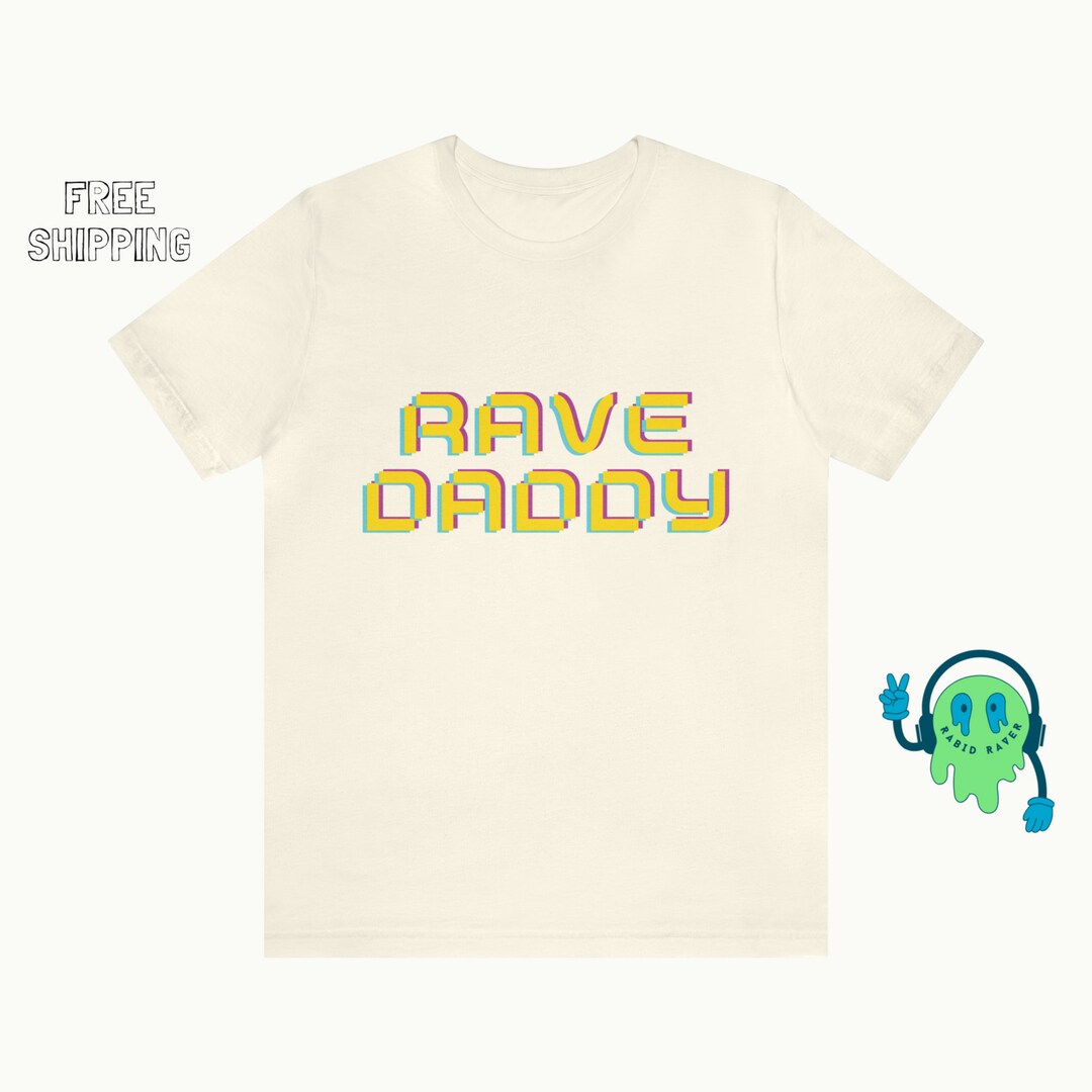 Rave Daddy Retro Shirt, Rave Shirt for Dad, Rave Daddy EDM Festival Shirt, Rave Outfit for ...