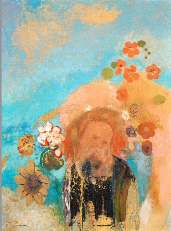 Evocation of Roussel Vintage Poster Print Blue Abstract - Etsy