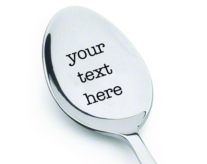 Customized Spoon, Personalized Coffee Spoon, Custom Spoon, Personalized ...