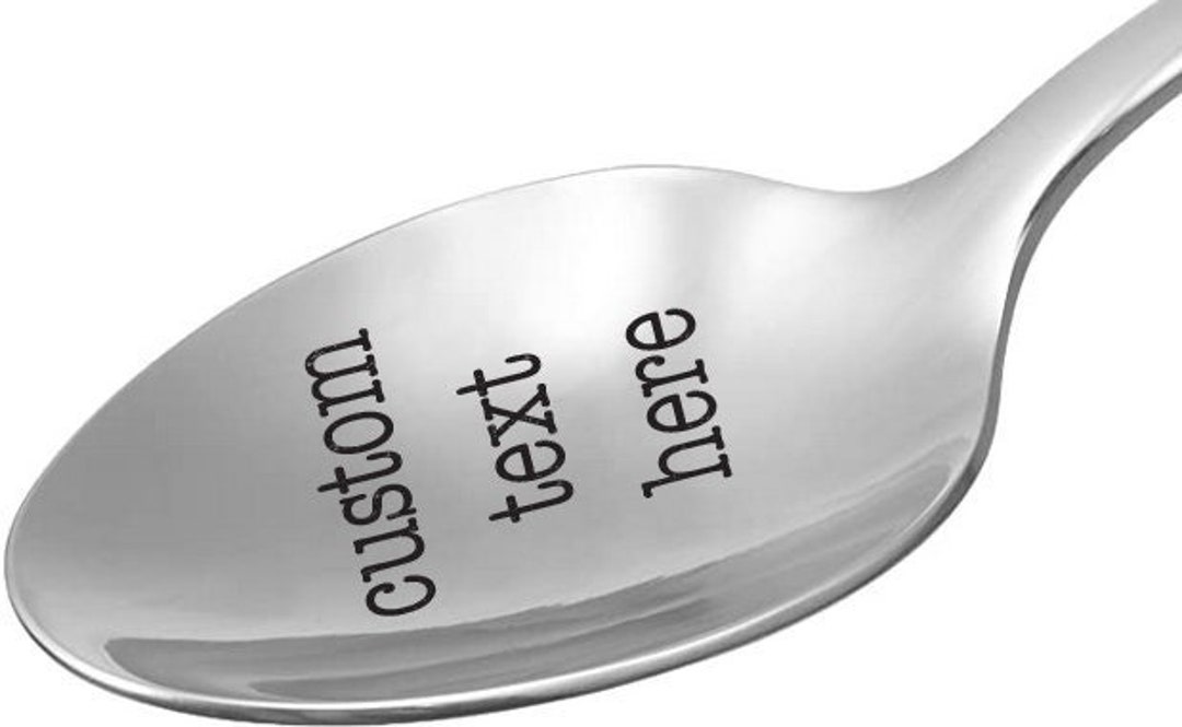 Customized Spoon 7.9 Inch- Custom Spoon - Personalized Spoons - Custom ...