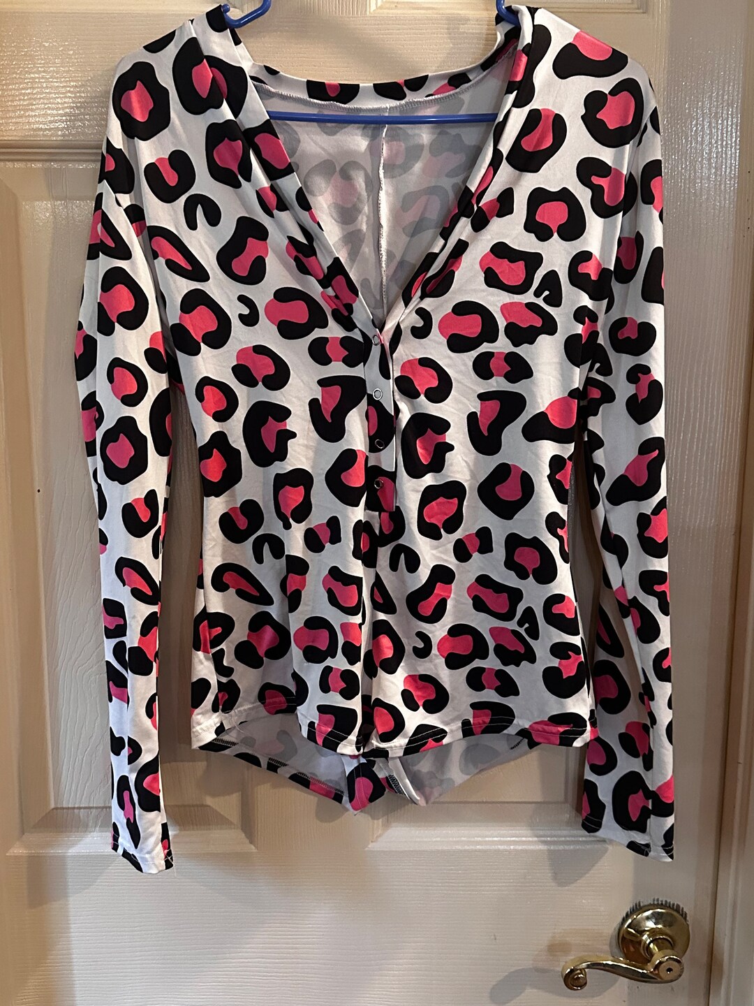 Cheetah Print Onsie With Open Bottom - Etsy