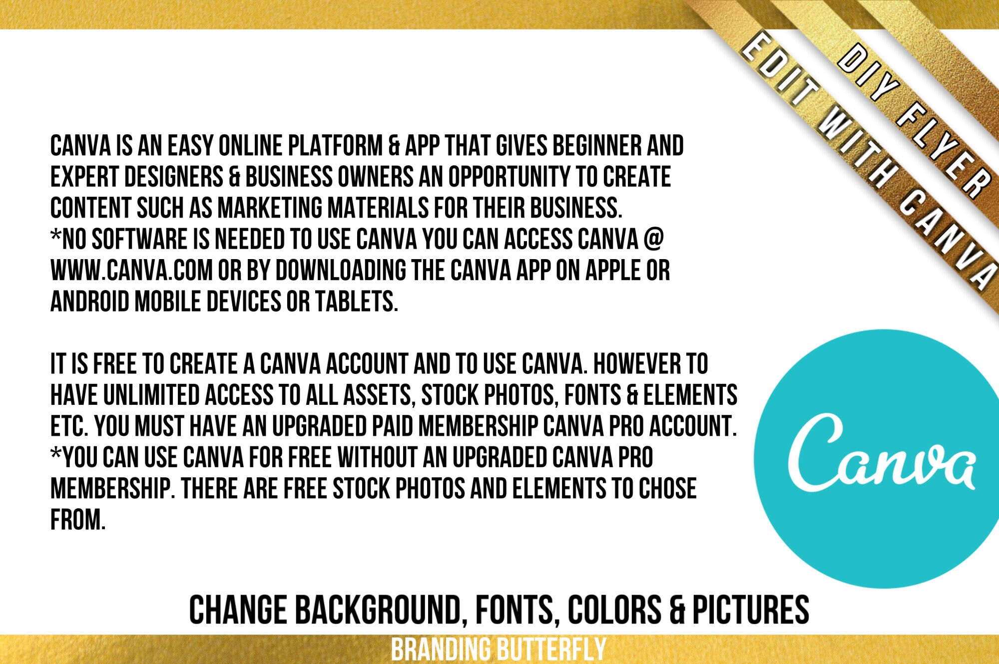 Luxury Website Banner, Editable Wix Shopify Godaddy, DIY Online Shop ...