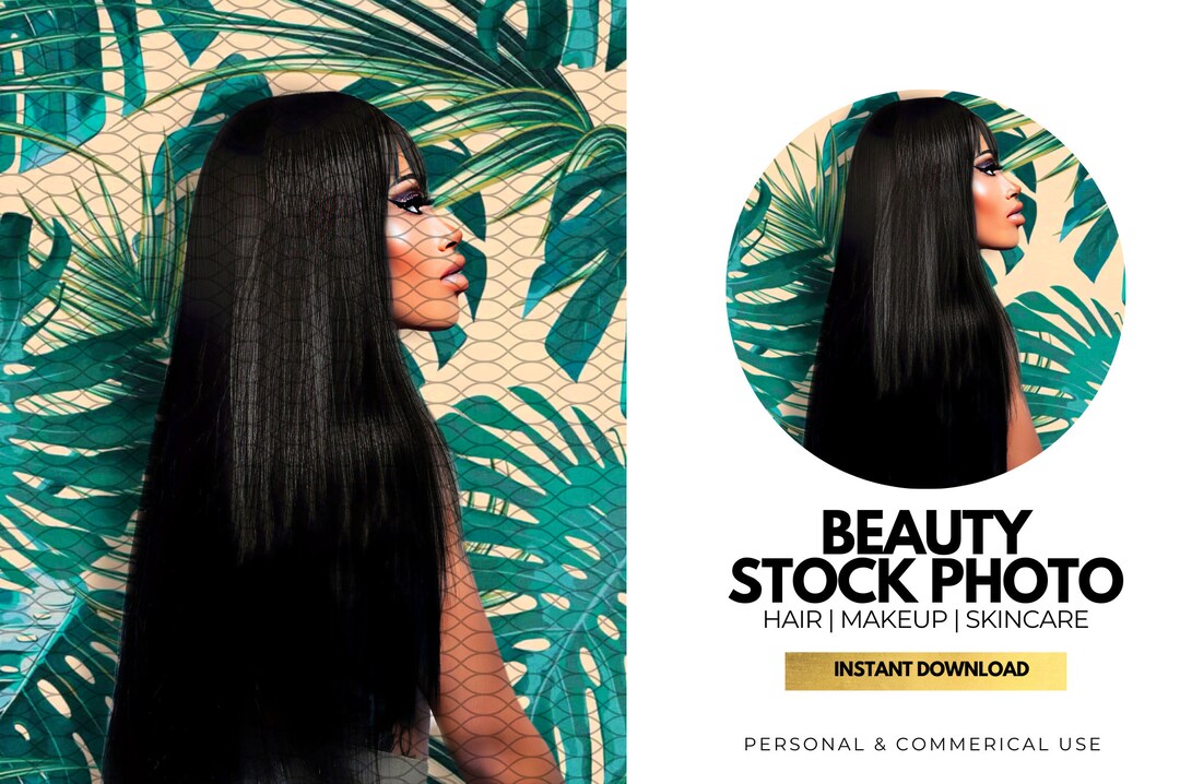 Beauty Model Stock Photo Hair Extensions, Makeup, Skincare, Beauty ...