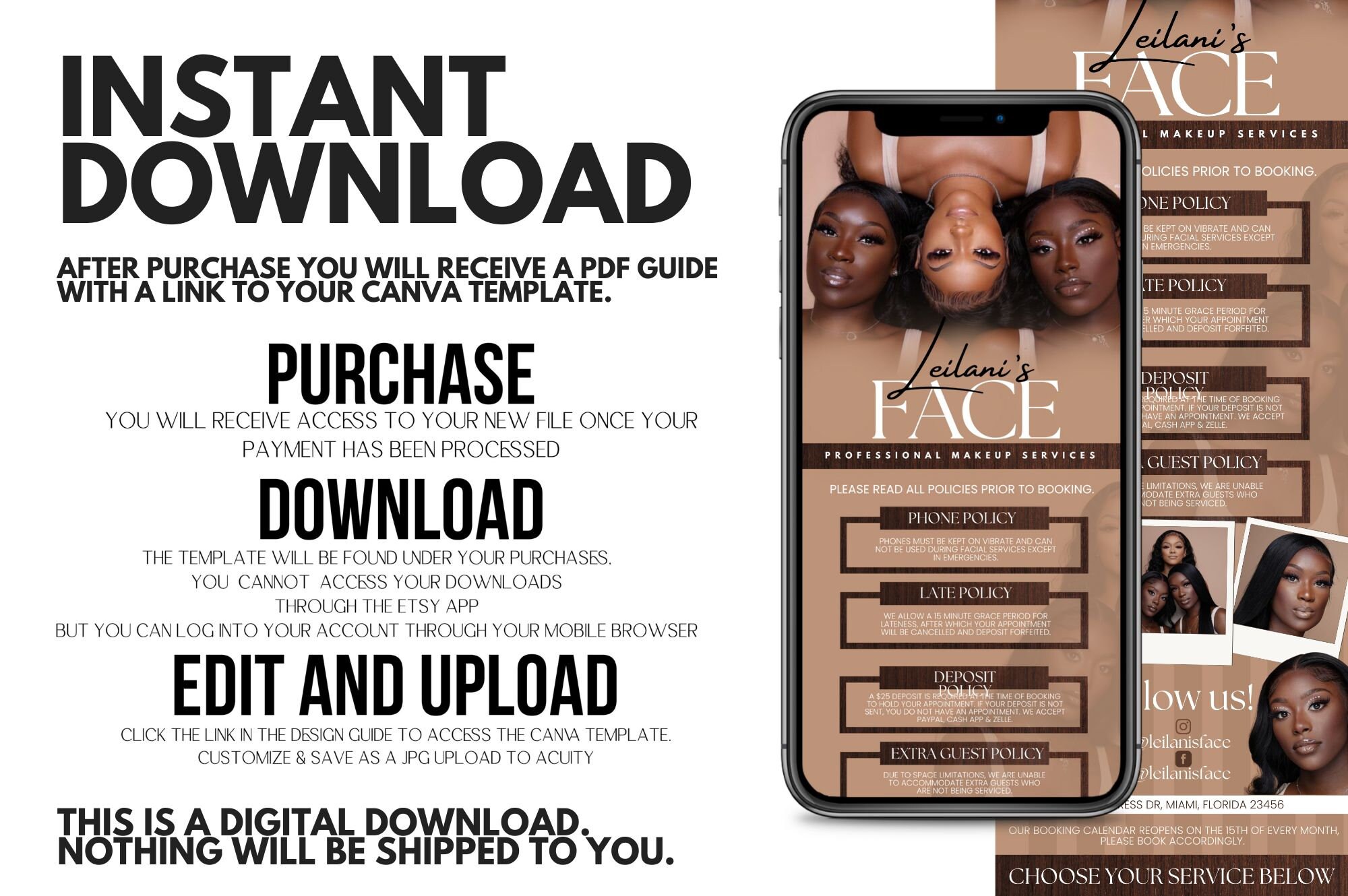 Premium Acuity Site Design Booking Template DIY Acuity Site - Etsy