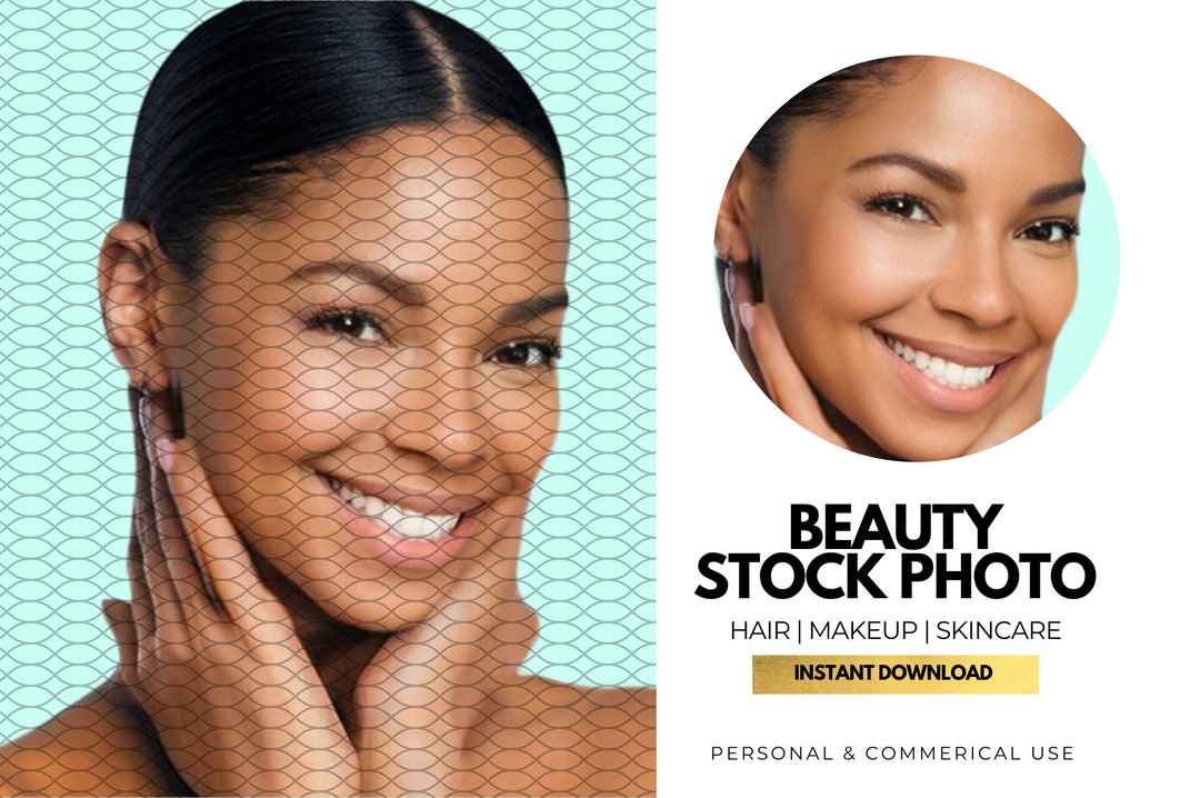 Beauty Model Stock Photo for Hair, Makeup, Lash, Skincare, Esthetician ...