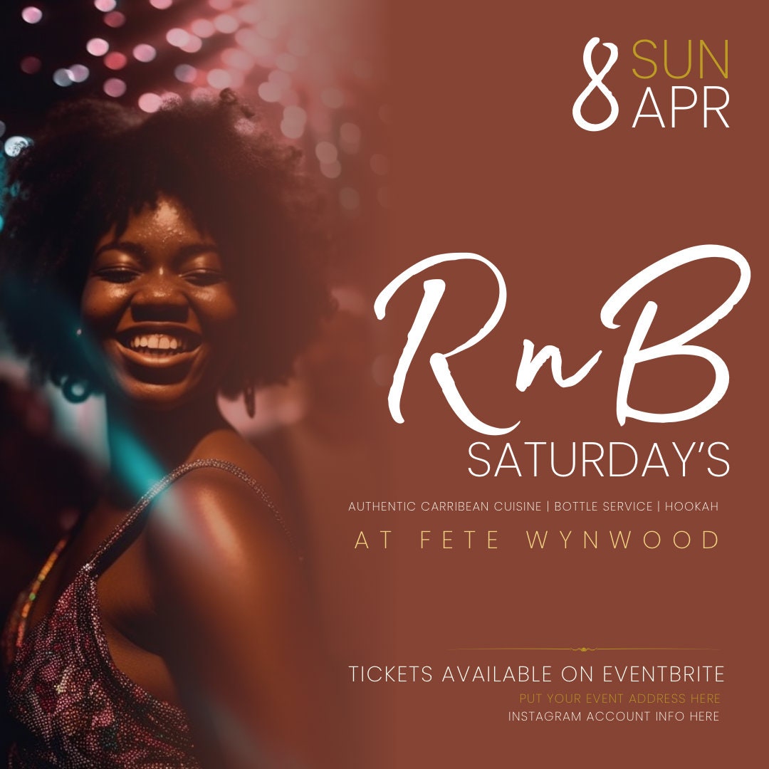 DIY Club Flyer Template,editable Canva Template, Animated Social Media ...