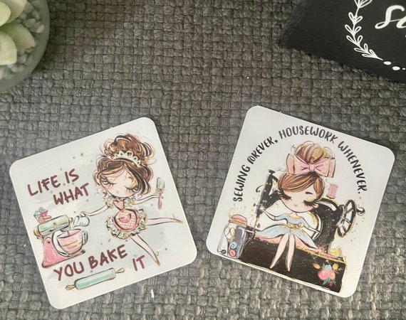 Crafty Girl Sticker Set | Etsy