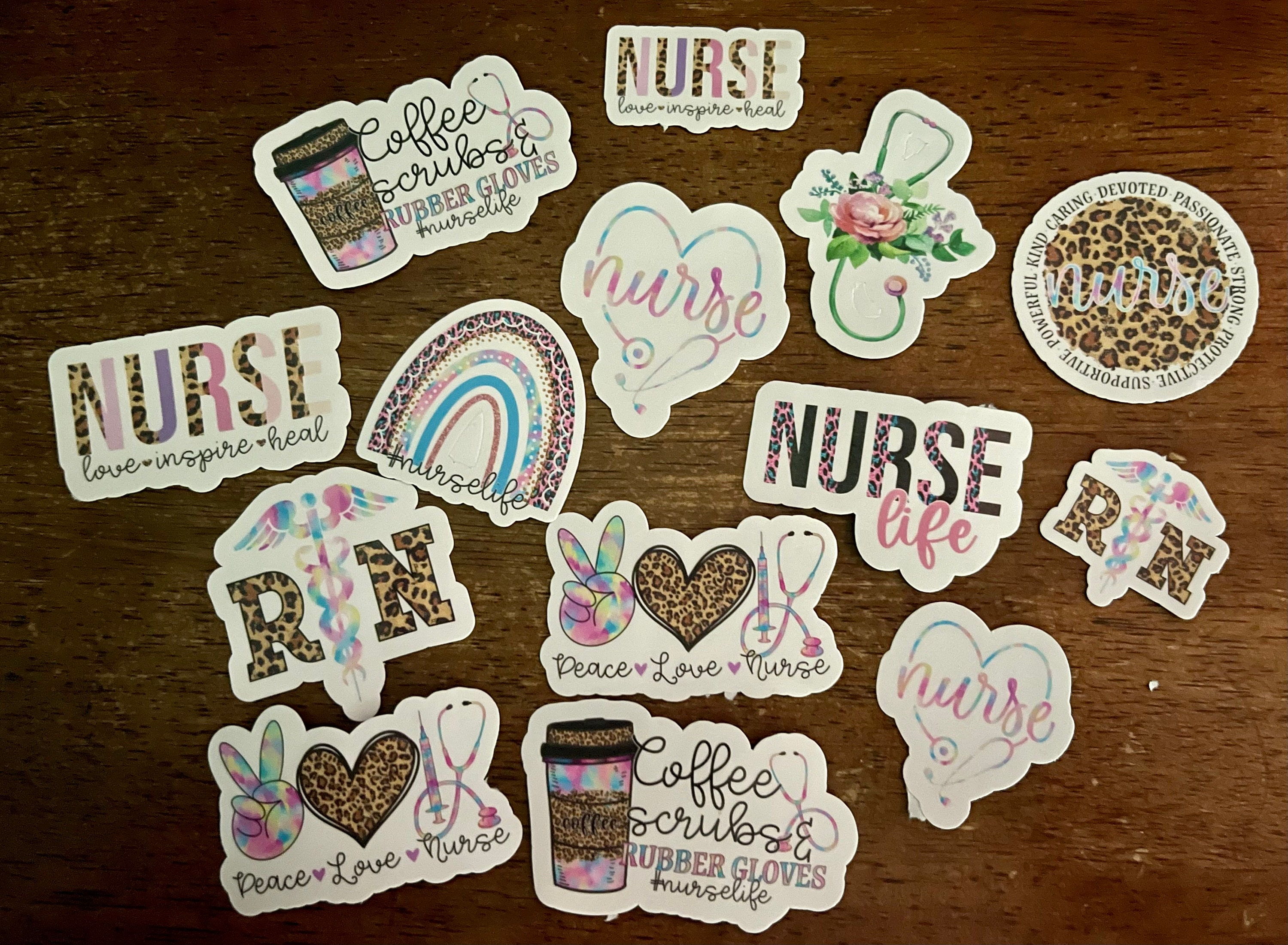 Nurse Sticker Bundle - Etsy