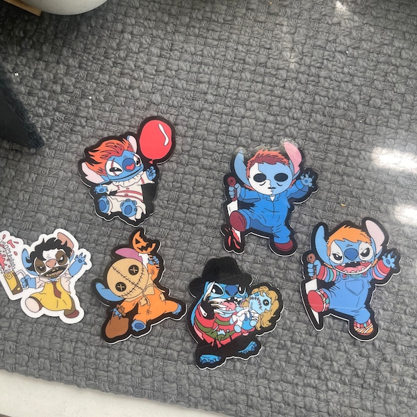 Stitch Scary Svg - Etsy