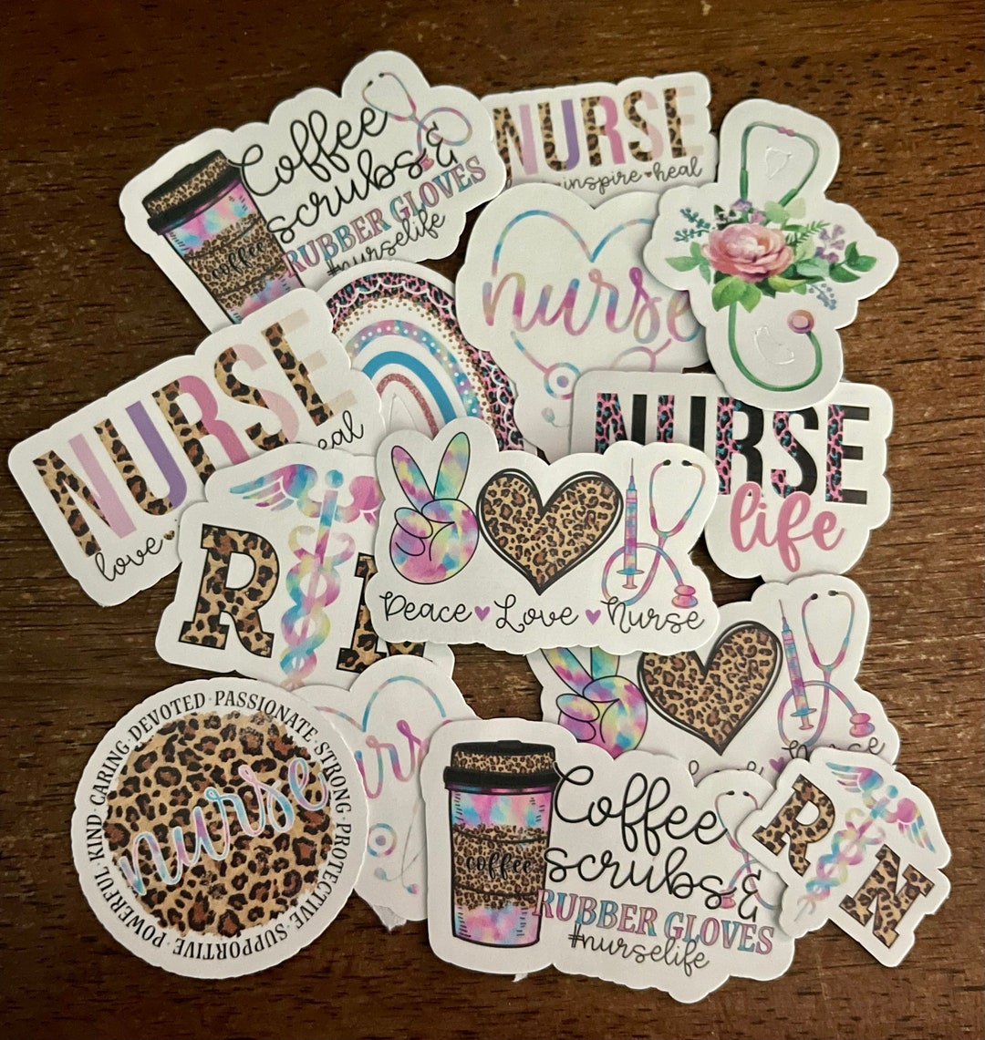 Nurse Sticker Bundle - Etsy