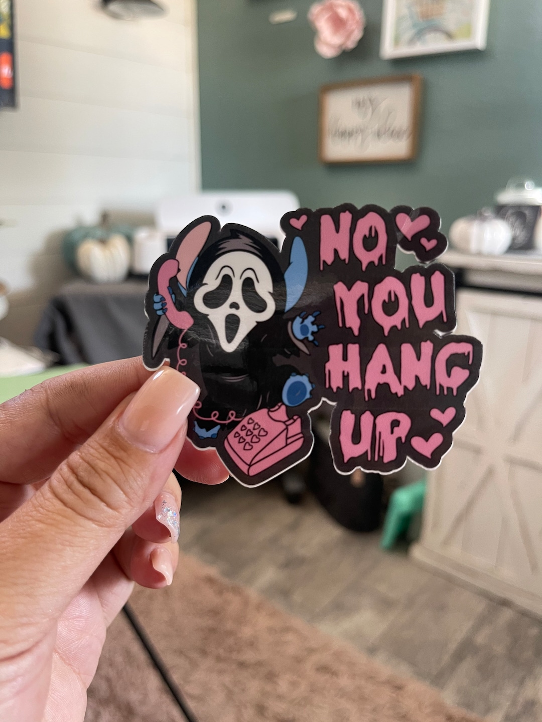Stitch Scream Sticker - Etsy