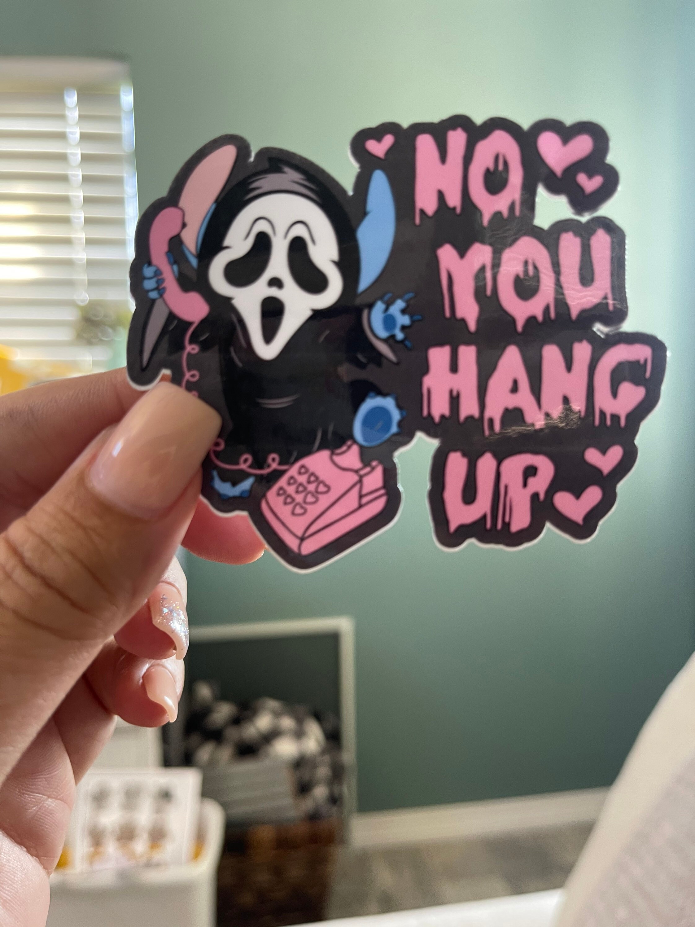 Stitch Scream Sticker - Etsy