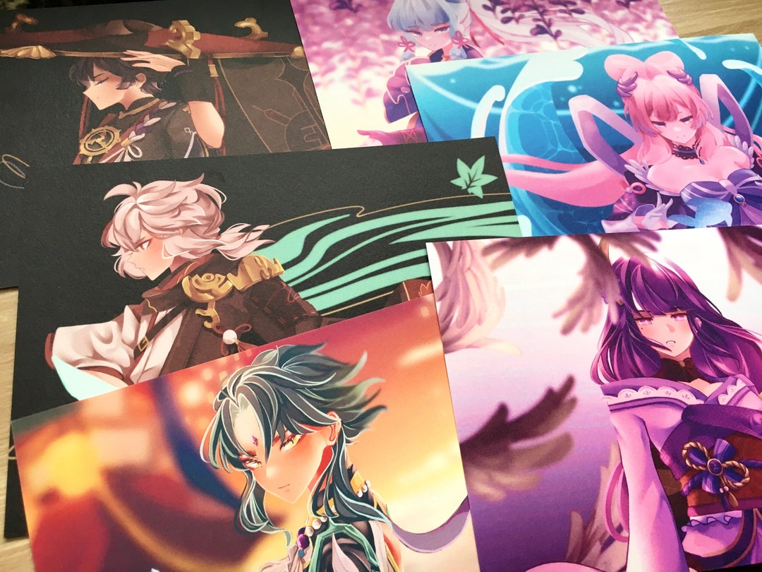 Genshin Impact Prints - Etsy