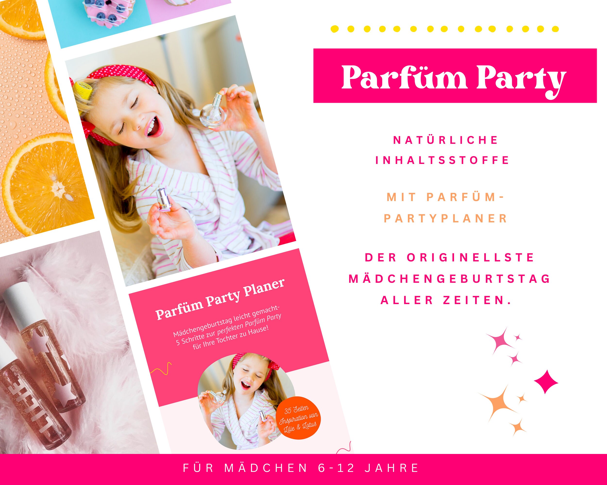 DIY Perfume Craft Kit for 10 Children | Children's Birthday Party 6-12 ...