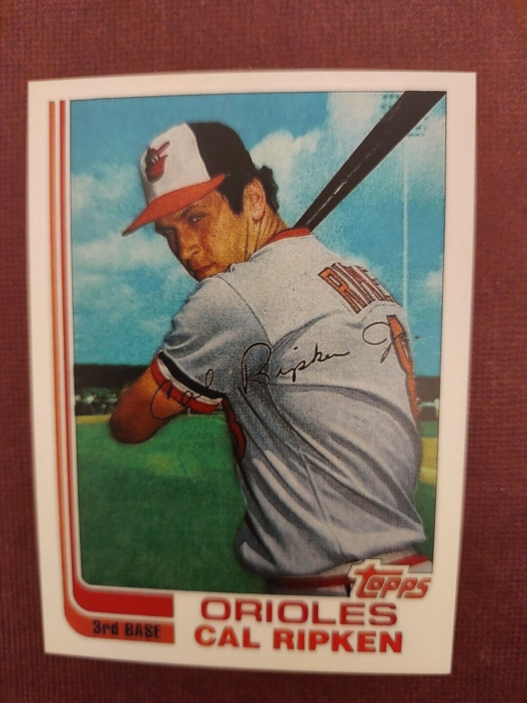 1982 Baseball Cal Ripken Jr. rookie Card Baltimore Orioles FREE ...