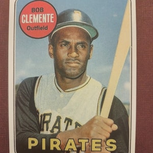 1969 Baseball Roberto Clemente novelty Card Pittsburgh Pirates FREE ...