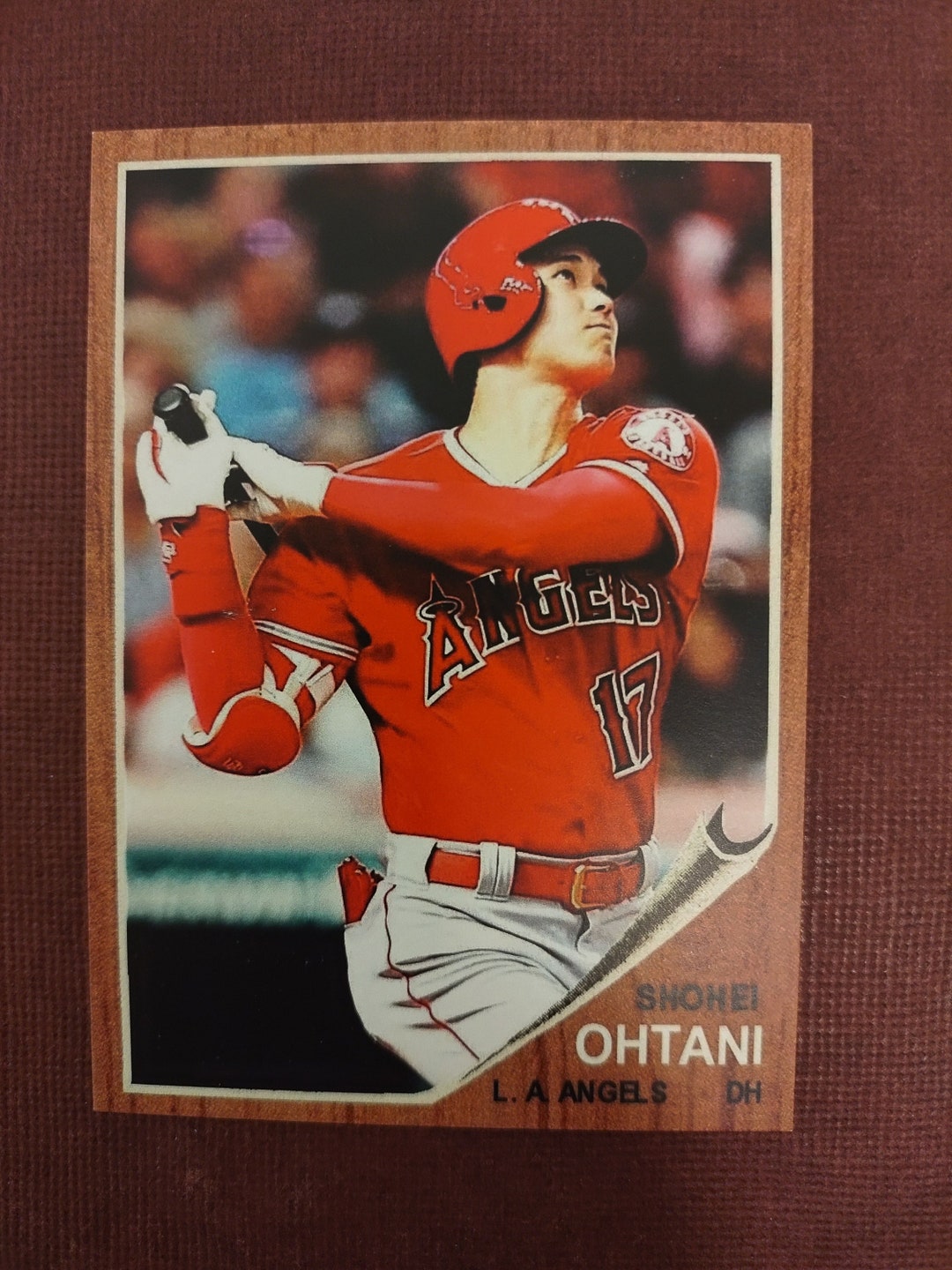 1962 Retro Baseball Card of Shohei Otani novelty Reprint Card ...