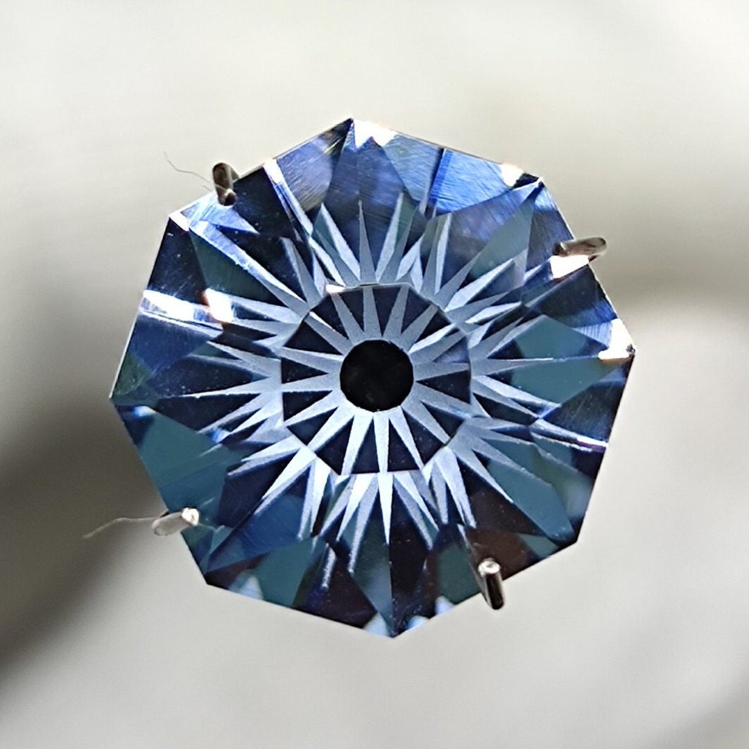 Synthetic Spinel Gemstone, Fantasy Cut Stone, Octagon Shape, 12×12 MM ...