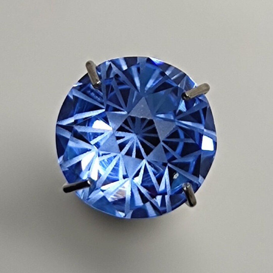 Synthetic Spinel Gemstone, Fantasy Star Cut, Round Shape 2.30 Ct ...